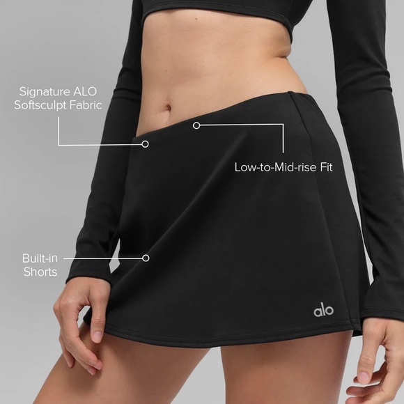 ALO Yoga | Skirts | Alo Yoga Softsculpt Precision Mini Skirt In ...